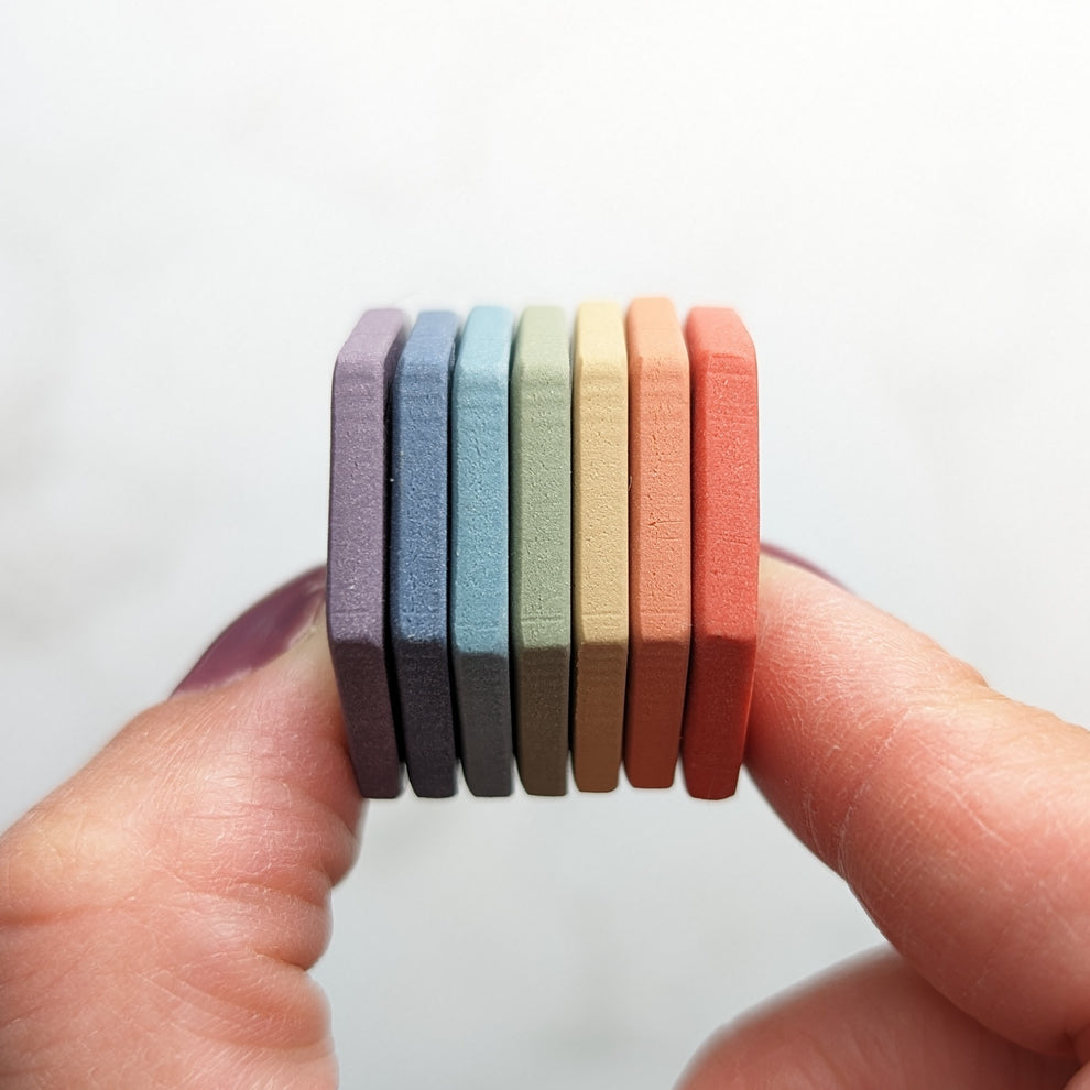 Color Recipe - Muted Rainbow Palette – Momo Studio LLC
